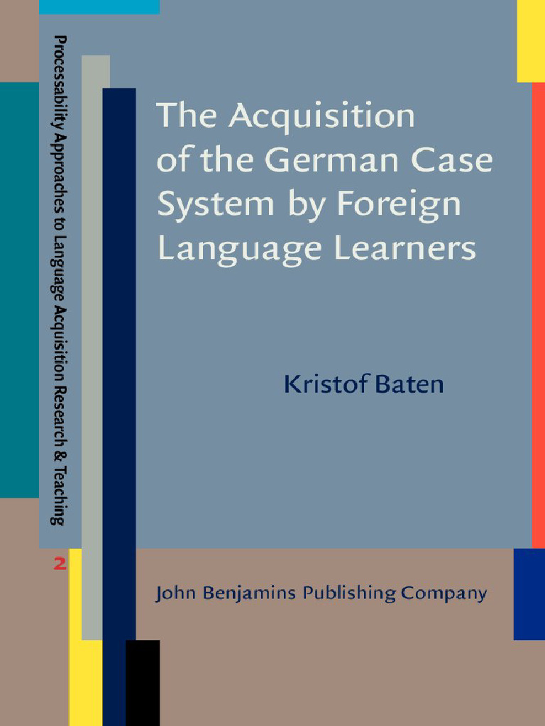 German Case System Acquisition in L2 | PDF | Second Language ...