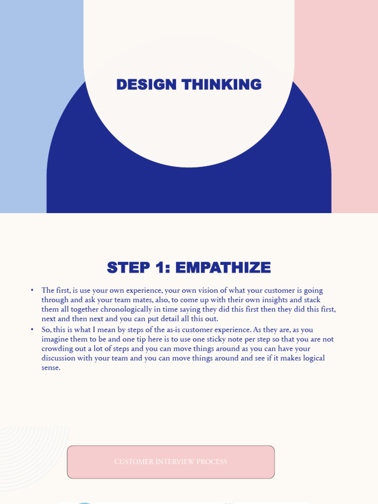 Design Thinking Slides - 2 | PDF | Empathy | Thought