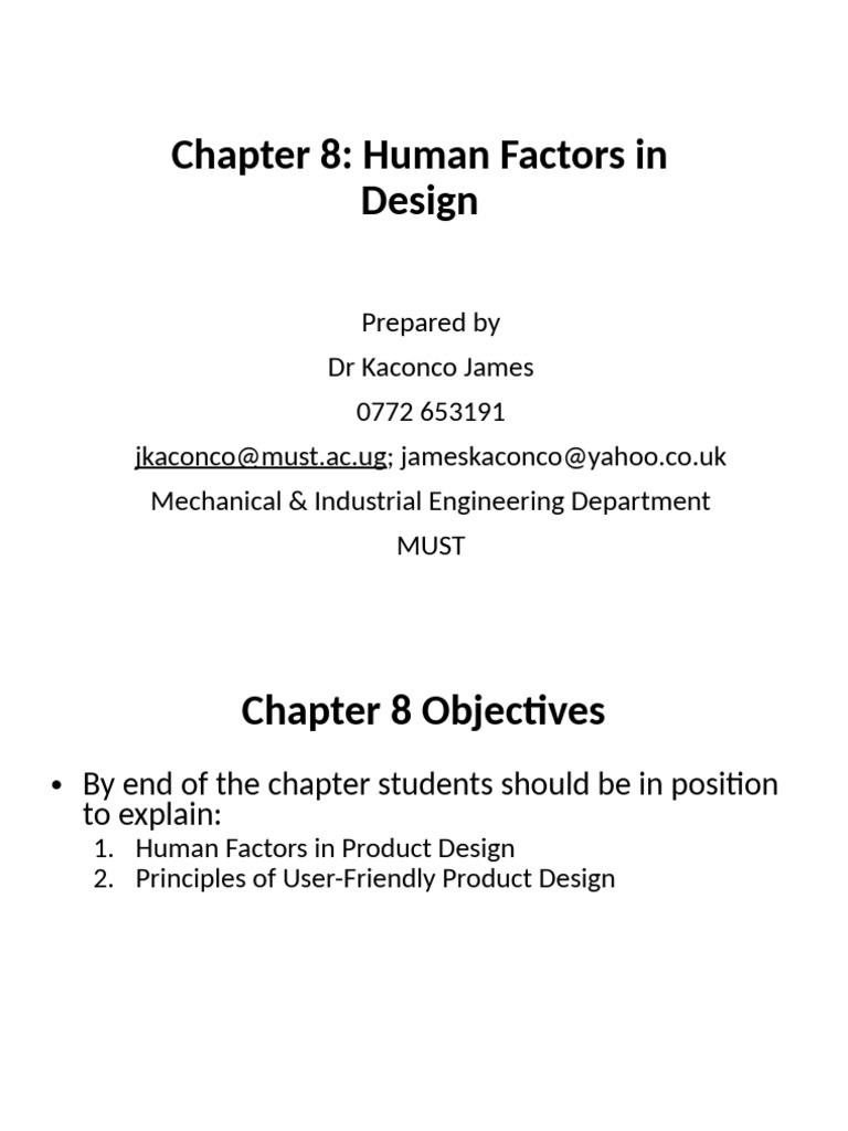 Human Factors in Design | PDF | Usability | Human Communication