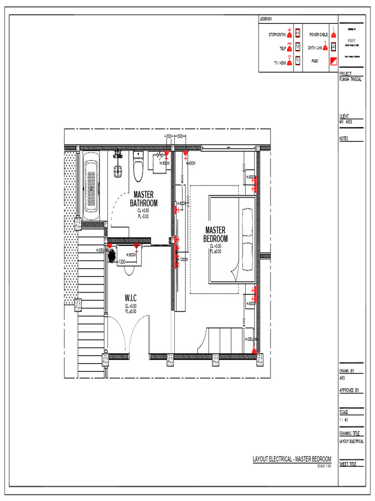 Lay - Lighting & Electrical - Master Bedroom | PDF