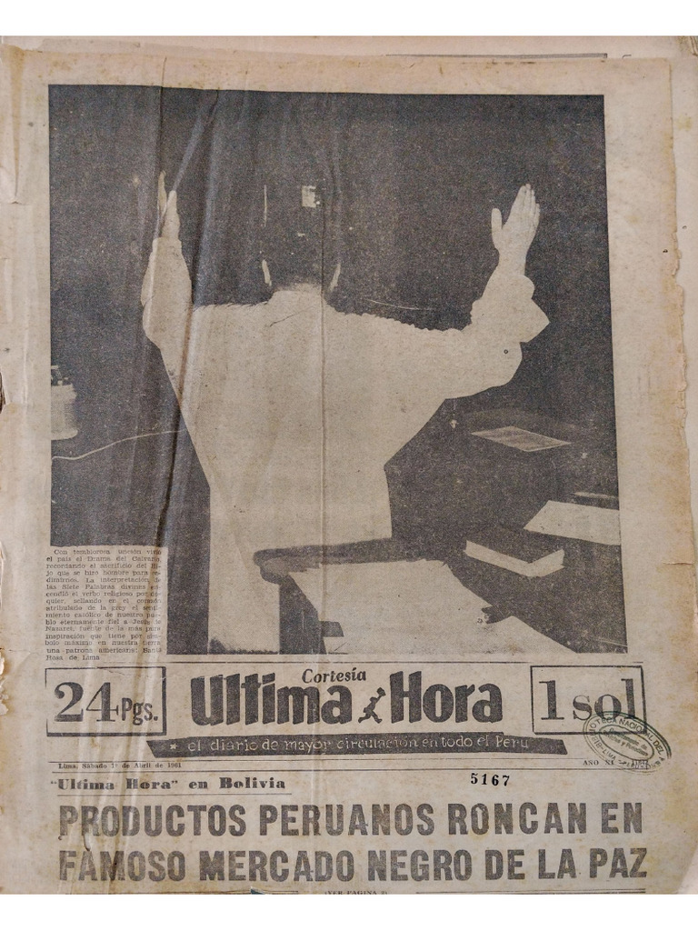 Última Hora Abril 1961 (1) | PDF