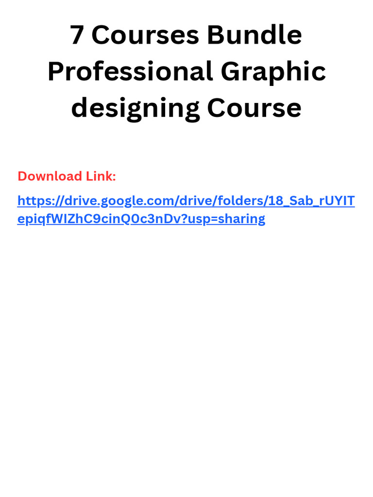 7 Courses Bundle Professional Video and Graphic Designing Course in ...
