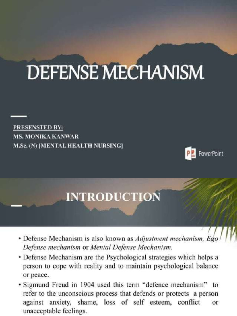 Defense Mechanism | PDF