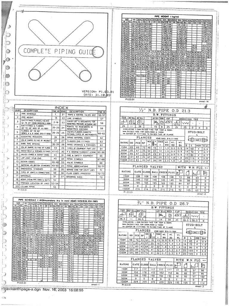 Complete Piping Guide 1 | PDF
