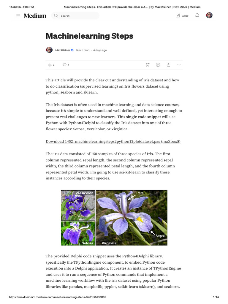 Maxbox Starter164 Machinelearning StepsmaXbox6medium Finite | PDF ...