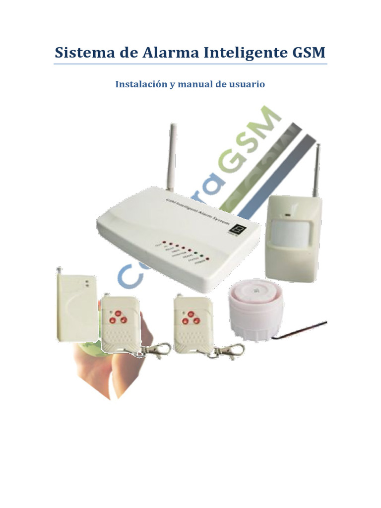 Sistema de Alarma Inteligente GSM: Guía de Instalación | PDF | Alarma ...
