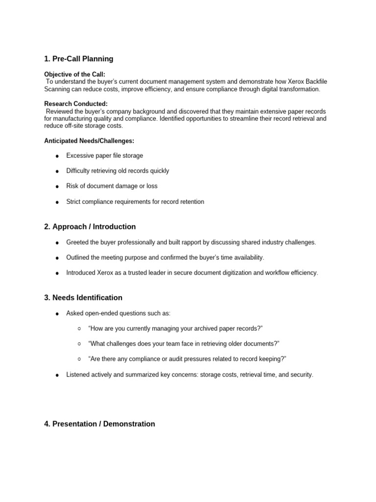 Practice Role Play #1 Evaluations - Xerox | PDF | Regulatory Compliance ...