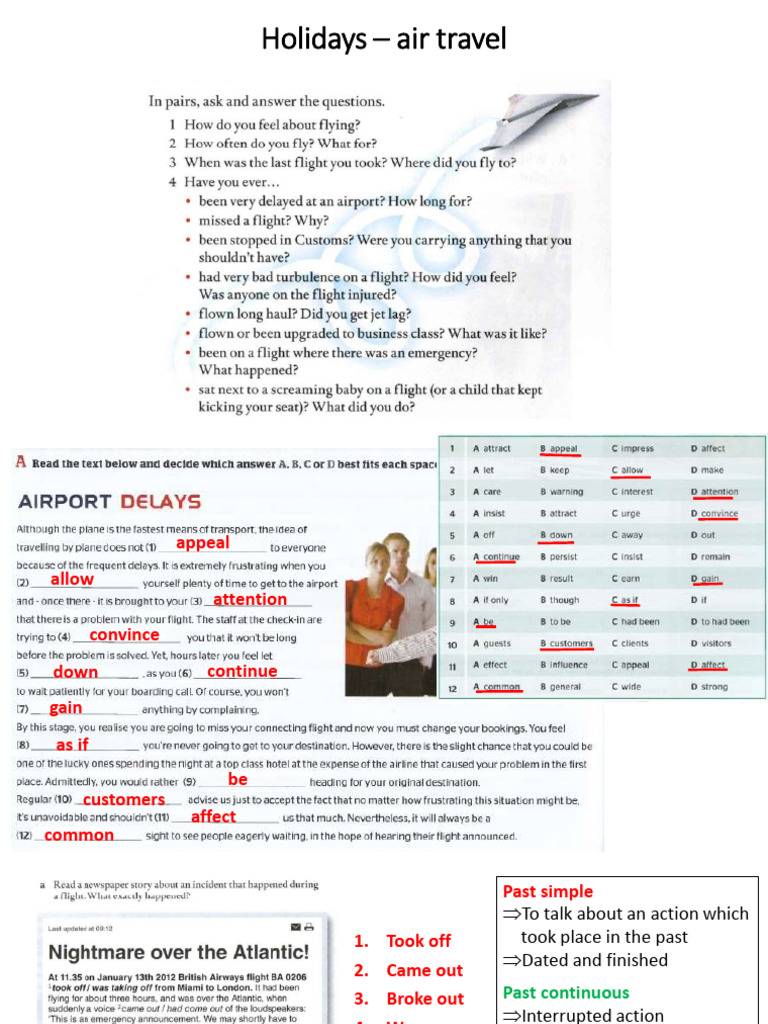 07 - Travel + Narrative Tenses | PDF