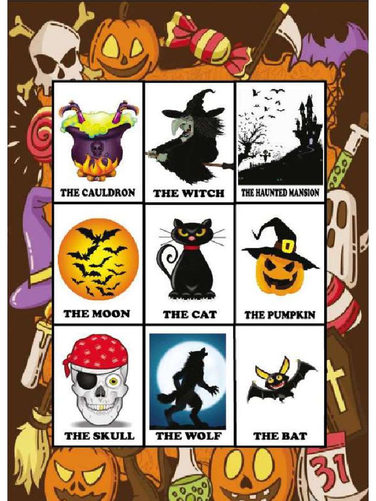 Halloween Lottery Game | PDF
