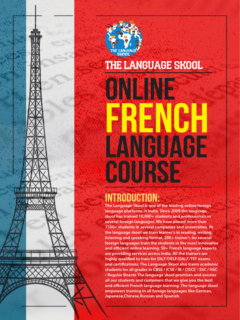 French Brochure | PDF | French Language | Learning