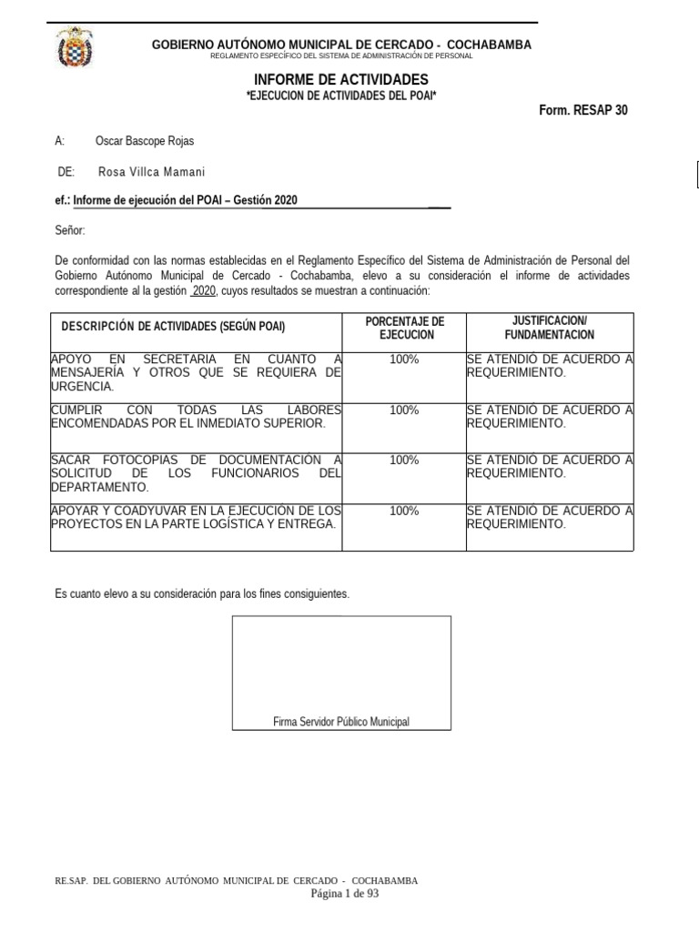 Form - Resap 30 Rosa | PDF