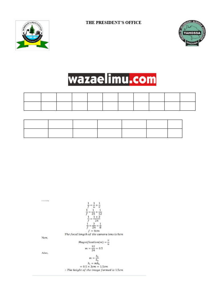Physics f3 Ms | PDF | Fuse (Electrical) | Mass