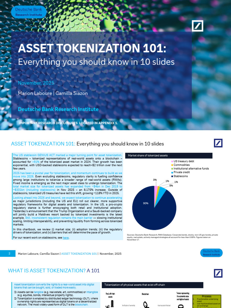 Asset Tokenization 101 Everything You Should Know in 10 Slides | PDF ...