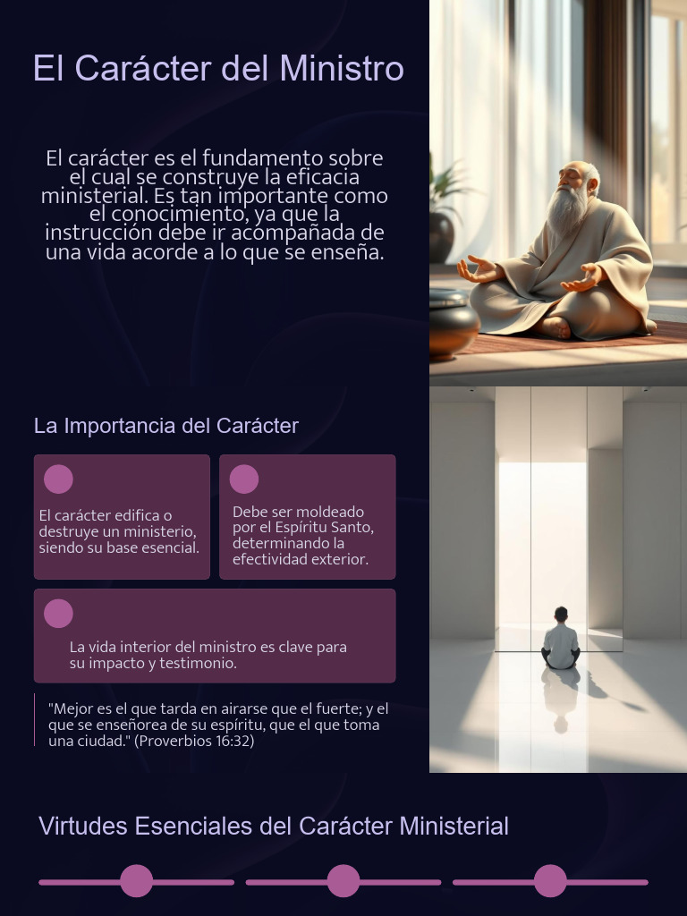 Carácter Ministerial: Clave para el Éxito | PDF | Fruto Del Espiritu Santo