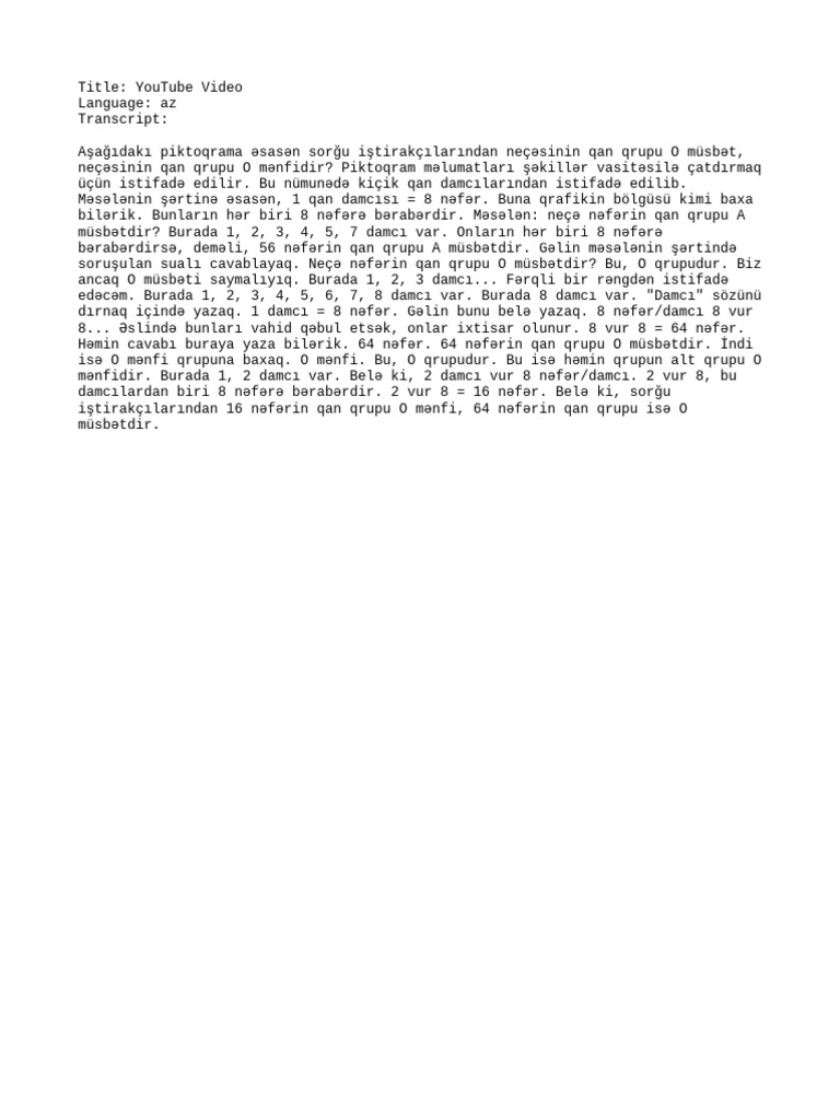 Youtube Video Transcript | PDF