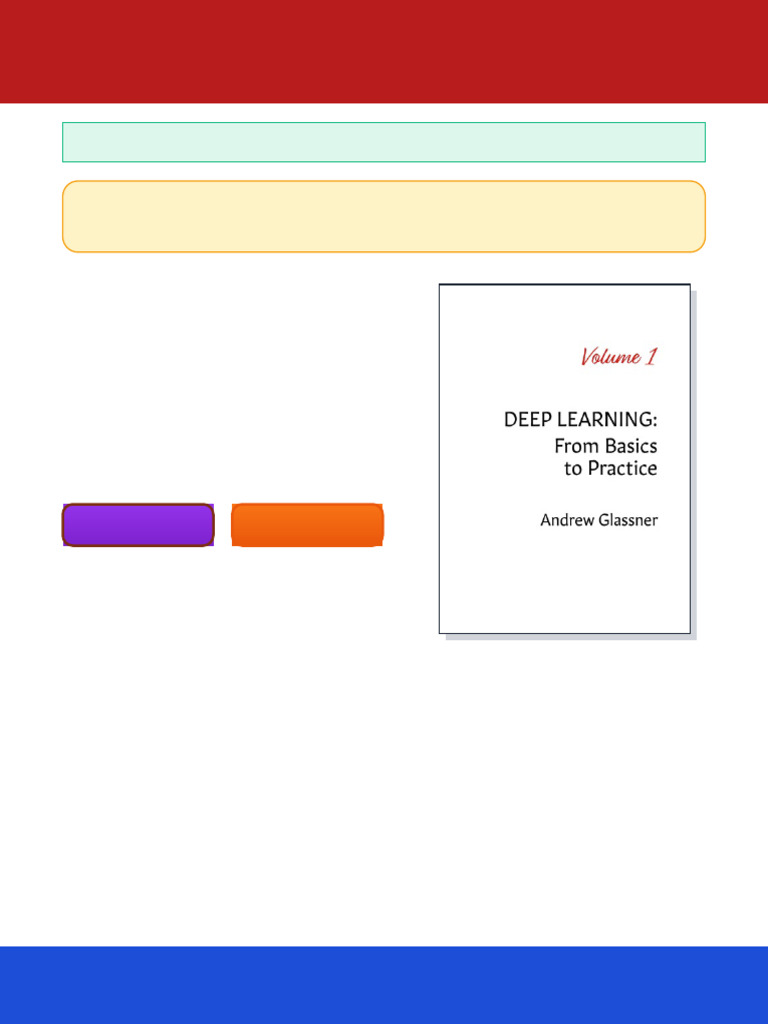 Deep Learning Vol 1 From Basics To Practice Andrew Glassner Ebook ...