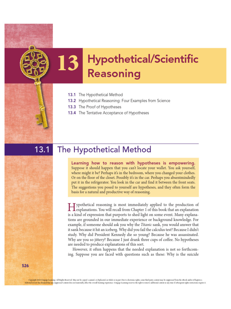 M3.g Hypothetical_Scientific Reasoning | PDF | Hypothesis | Vacuum