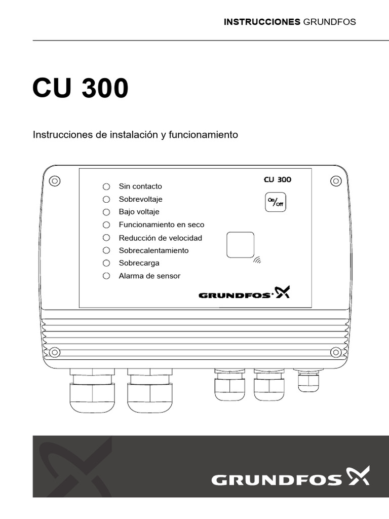 96427977_12.2022_CU300_IO_ES_online | PDF | Relé | Bomba