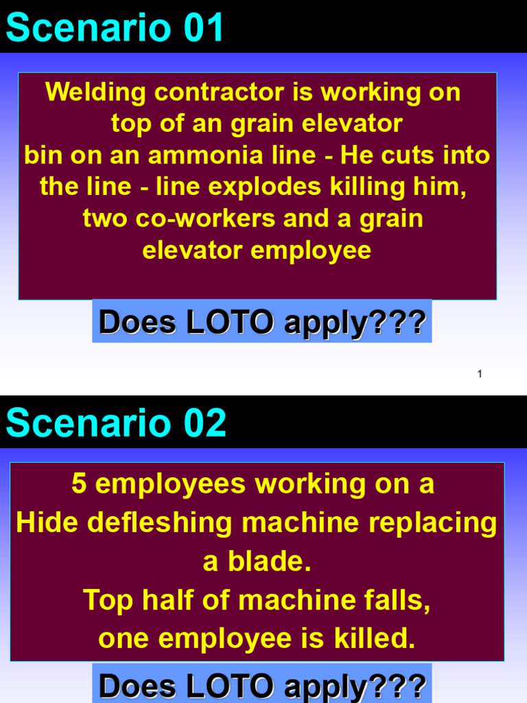 Loto | PDF | Safety | Occupational Safety And Health