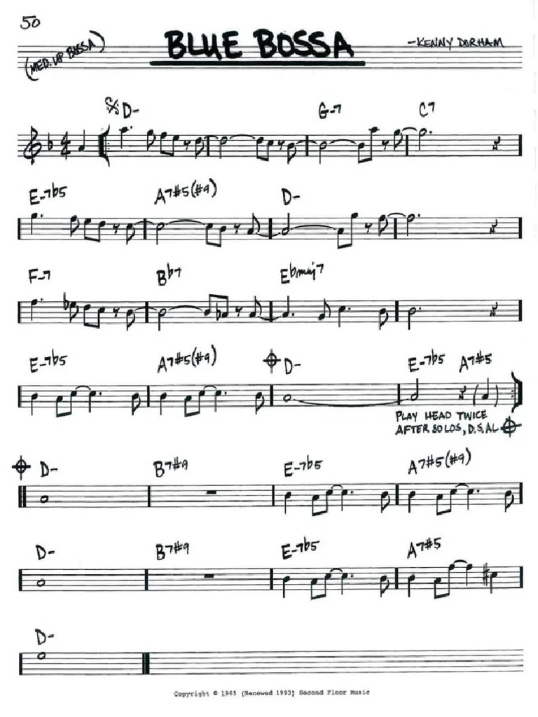 Blue Bossa | PDF