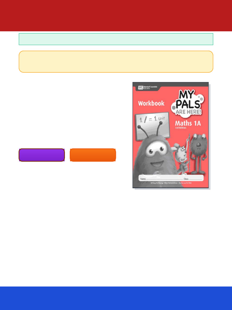 My Pals are Here Maths Workbook 1A Dr Fong Ho Kheong ebook full ...