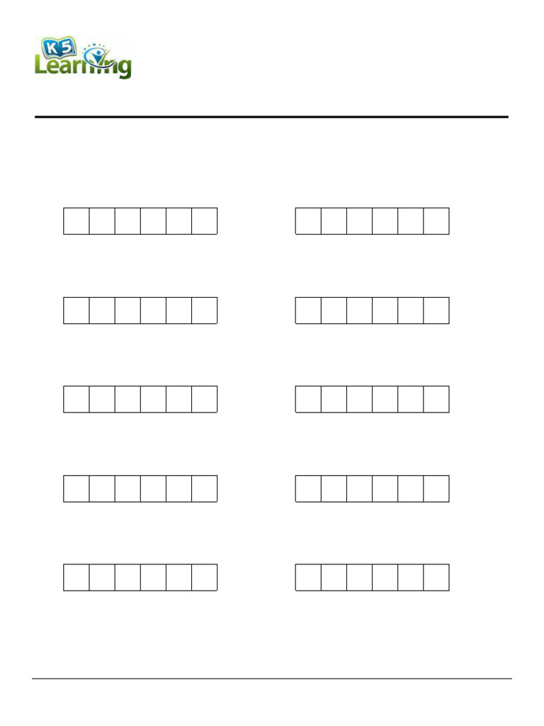 Grade 1 Counting by Fives e | PDF