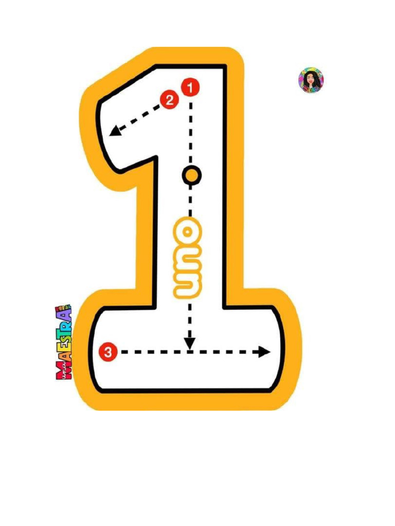 Trazo Numero 1 Al 10 | PDF