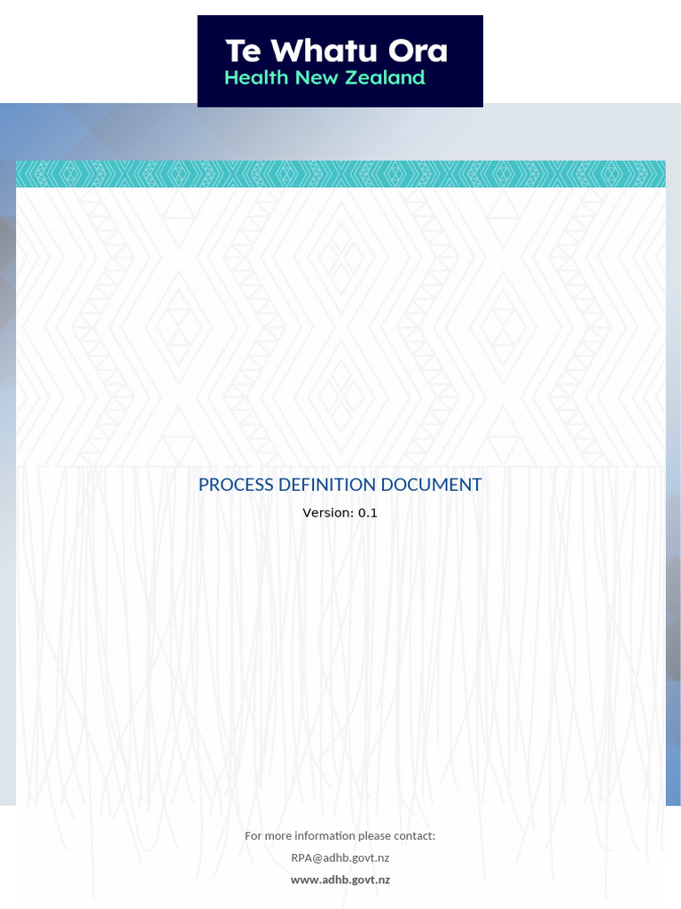 RPA COE Process Definition Document (PDD) ACC005 | PDF