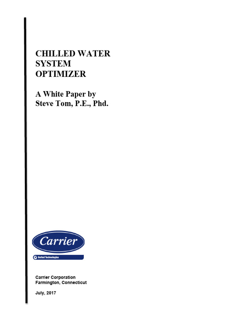 11-808-616-01 Chiller Optimizer | PDF | Pump | Water