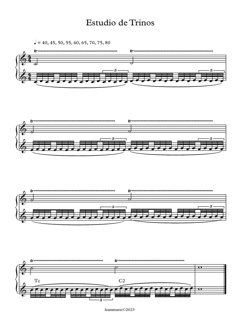 Étude des Trinos en Musique | PDF