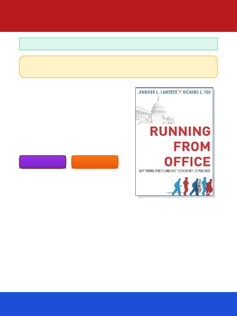 Running From Office Why Young Americans Are Turned Off To Politics 1st ...
