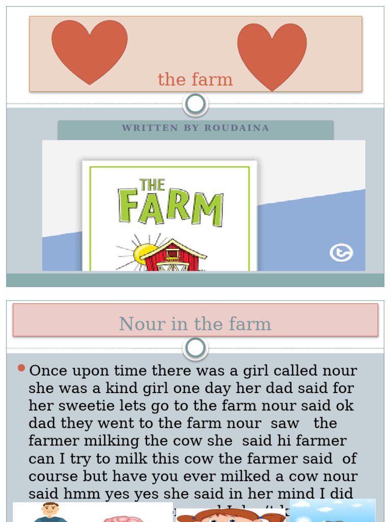 Nour's Farm Adventure Story | PDF