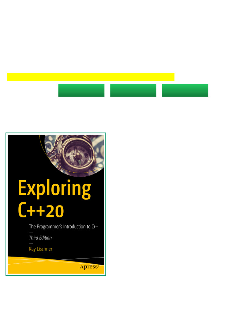 (Ebook) Exploring C++20 The Programmer's Introduction to C++ by Ray ...