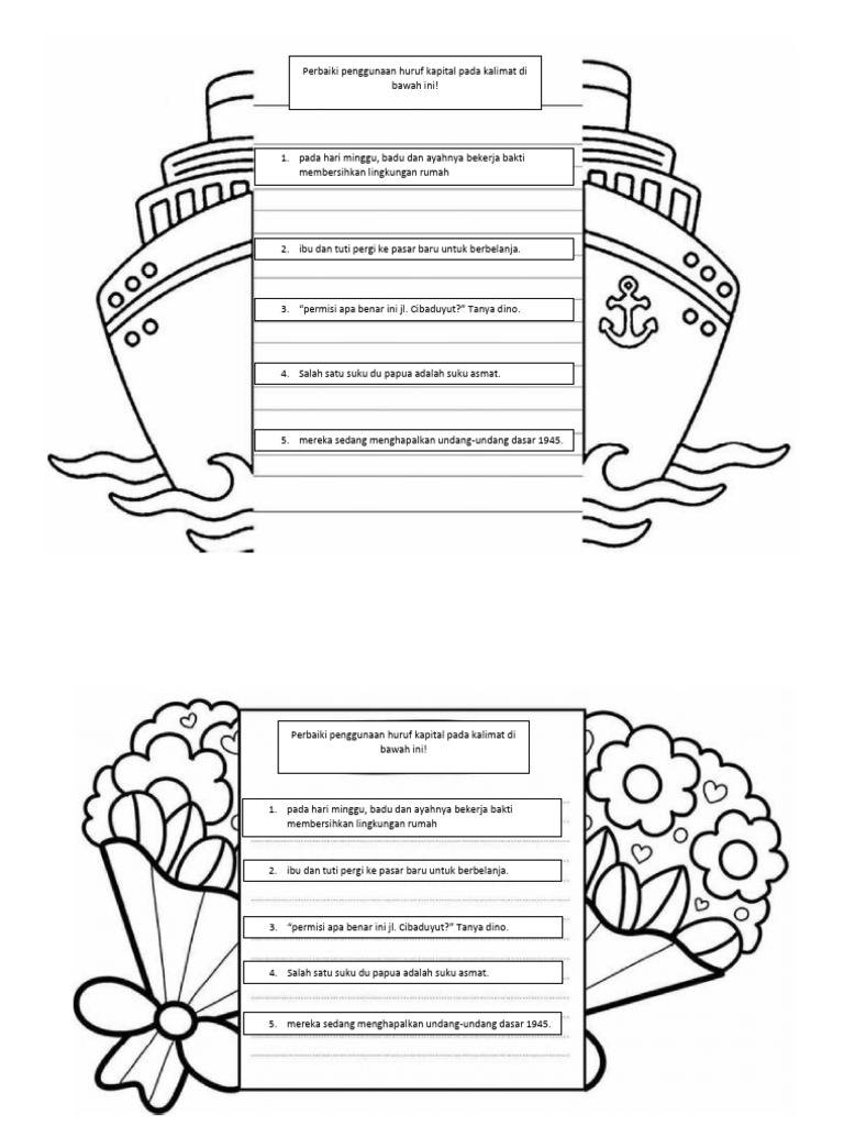 Lkpd Huruf Kapital | PDF