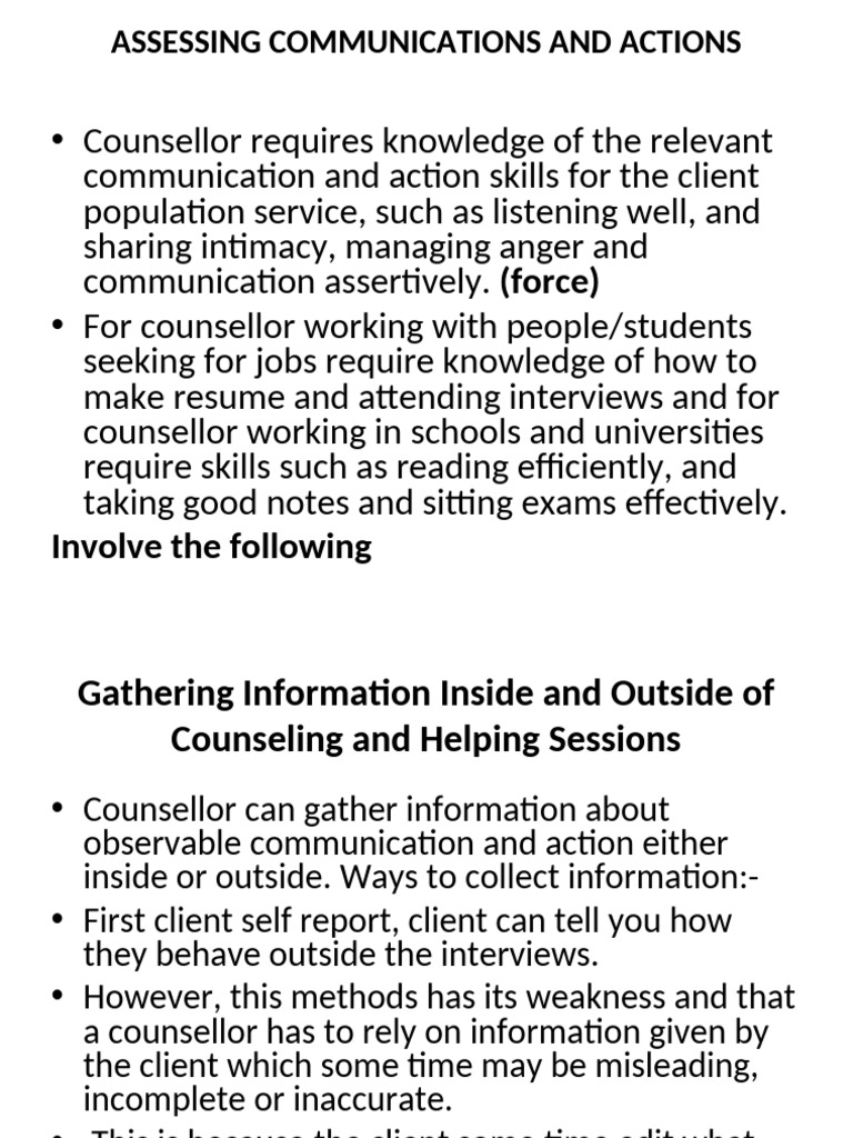 Counseling Skills New LEO | PDF | Communication | Behavioural Sciences