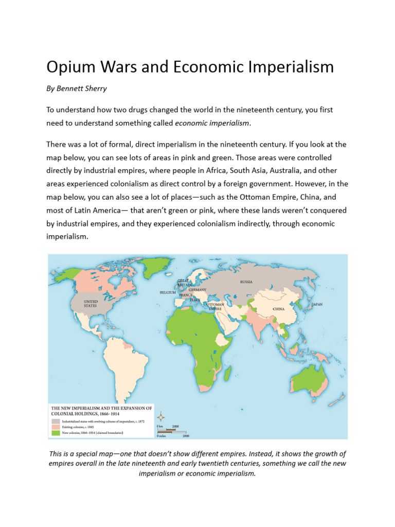 Opium Wars and Economic Imperialism | PDF | Opium
