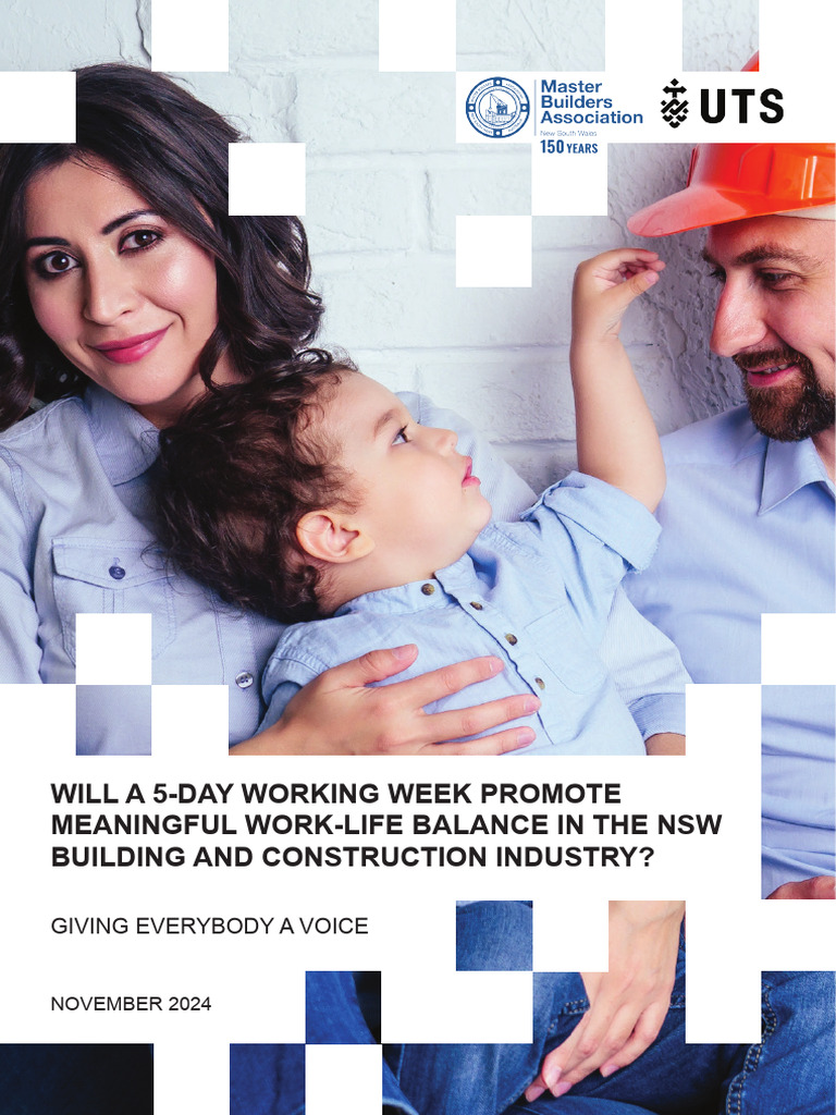 5-Day Working Week and WLB in Building and Construction Industry | PDF ...