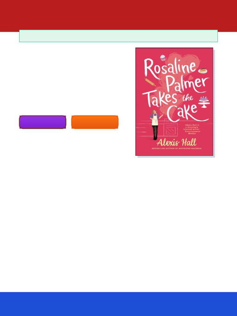 Rosaline Palmer Takes the Cake Alexis Hall ebook full reading access ...