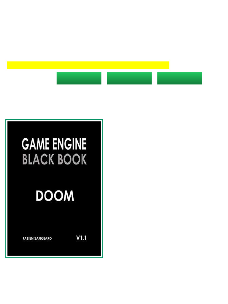 (Ebook) Game Engine Black Book: Doom (v1.1) by Fabien Sanglard ISBN ...