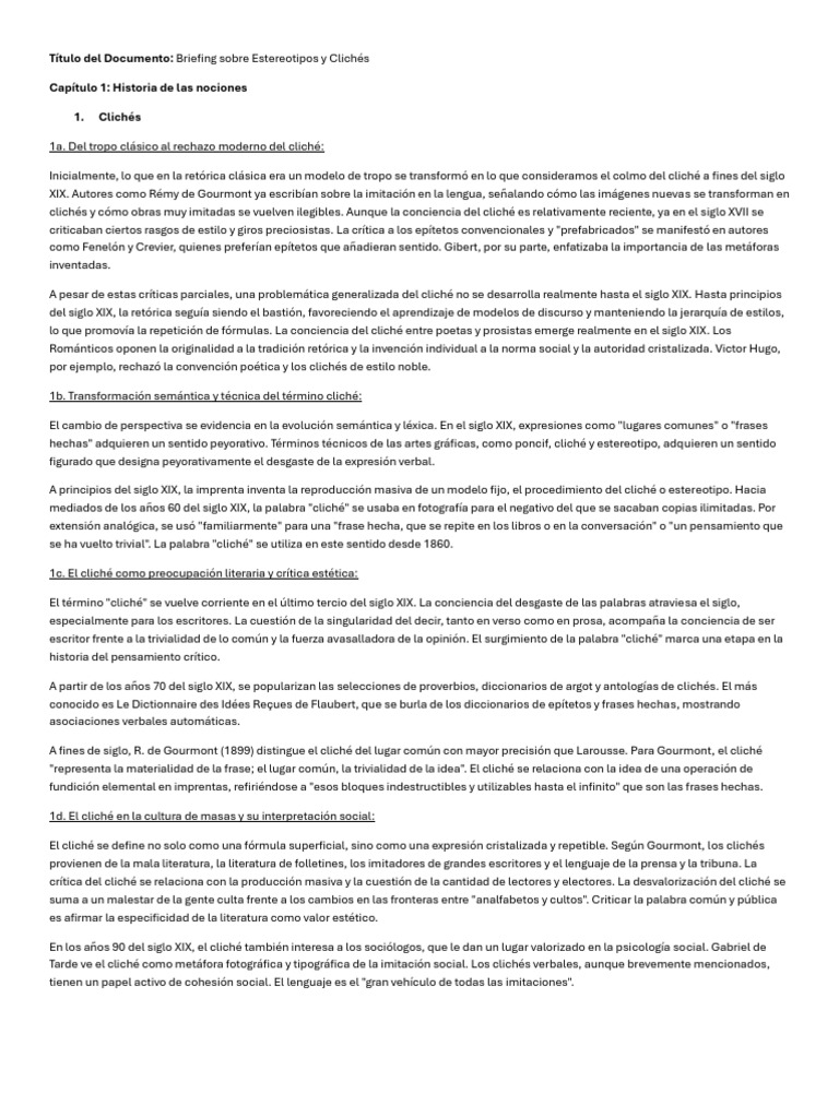Amossy y Pierrot Ya | PDF | Estereotipos | Psicología Social