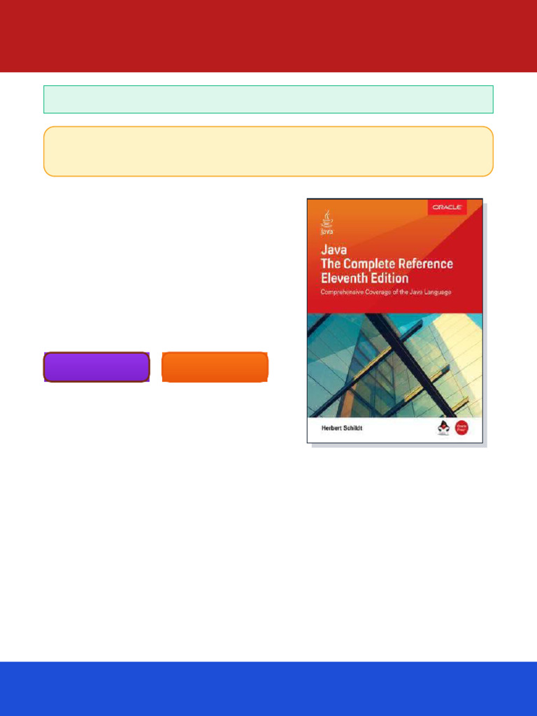 Java: The Complete Reference, Eleventh Edition Herbert Schildt ebook ...
