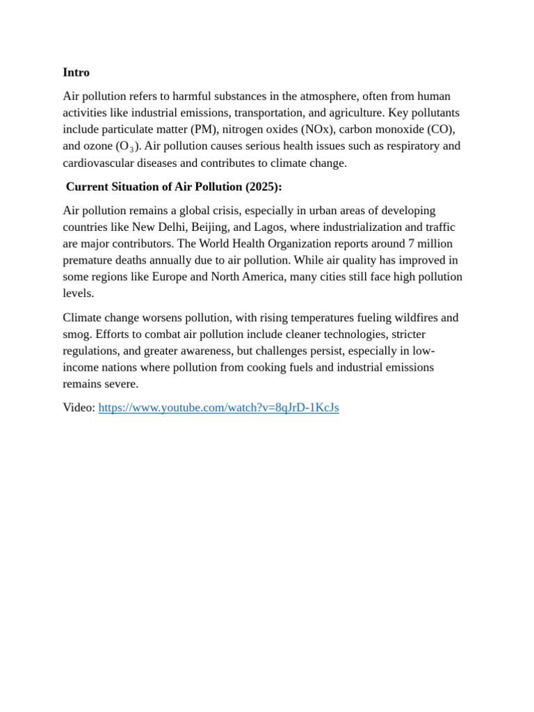 Intro+Current Situation 0.1 | PDF