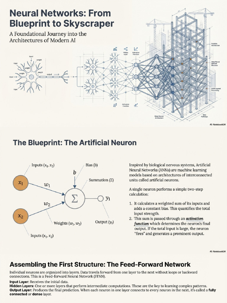 Neural Networks Blueprint To Skyscraper | PDF