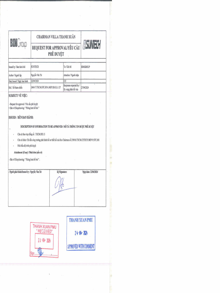 240417.Txcm.stc.Rfa.mep.Sd.cli.127- Phòng Bơm Bể Bơi | PDF