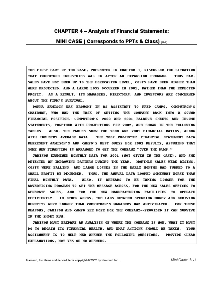 FM11 CH 13 Mini-Case Old3 | PDF | Equity (Finance) | Earnings Before Interest