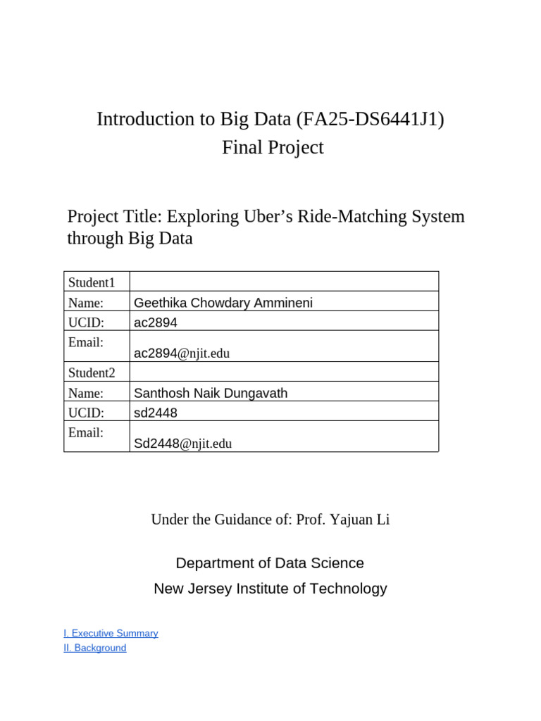 Big Data Final Project - Geethika | PDF | Big Data | Machine Learning