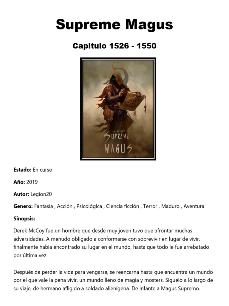 Supreme Magus 1526 - 1550 | PDF