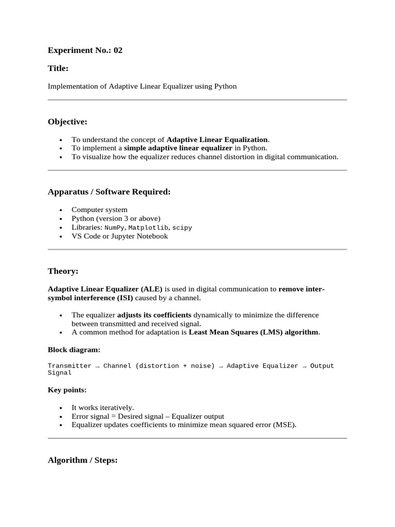 EX02 | PDF | Distortion | Applied Mathematics