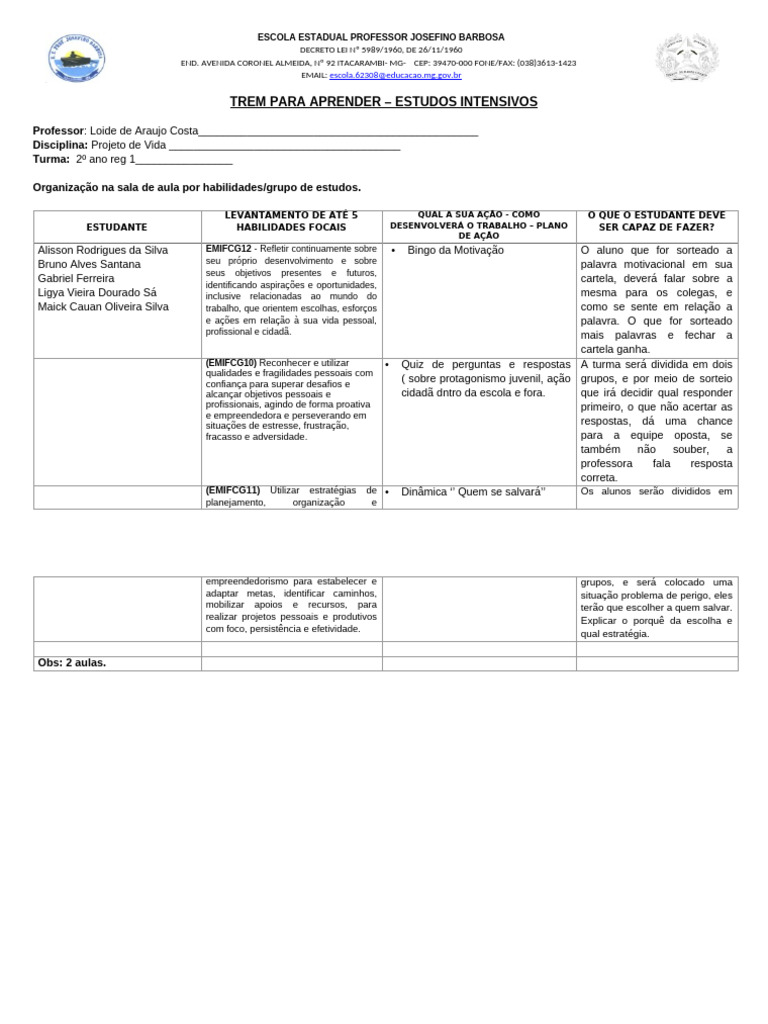 Trem Para Aprnder 2º Reg 1 | PDF
