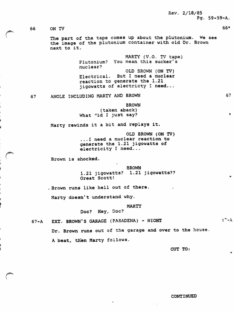 Back To The Future | PDF
